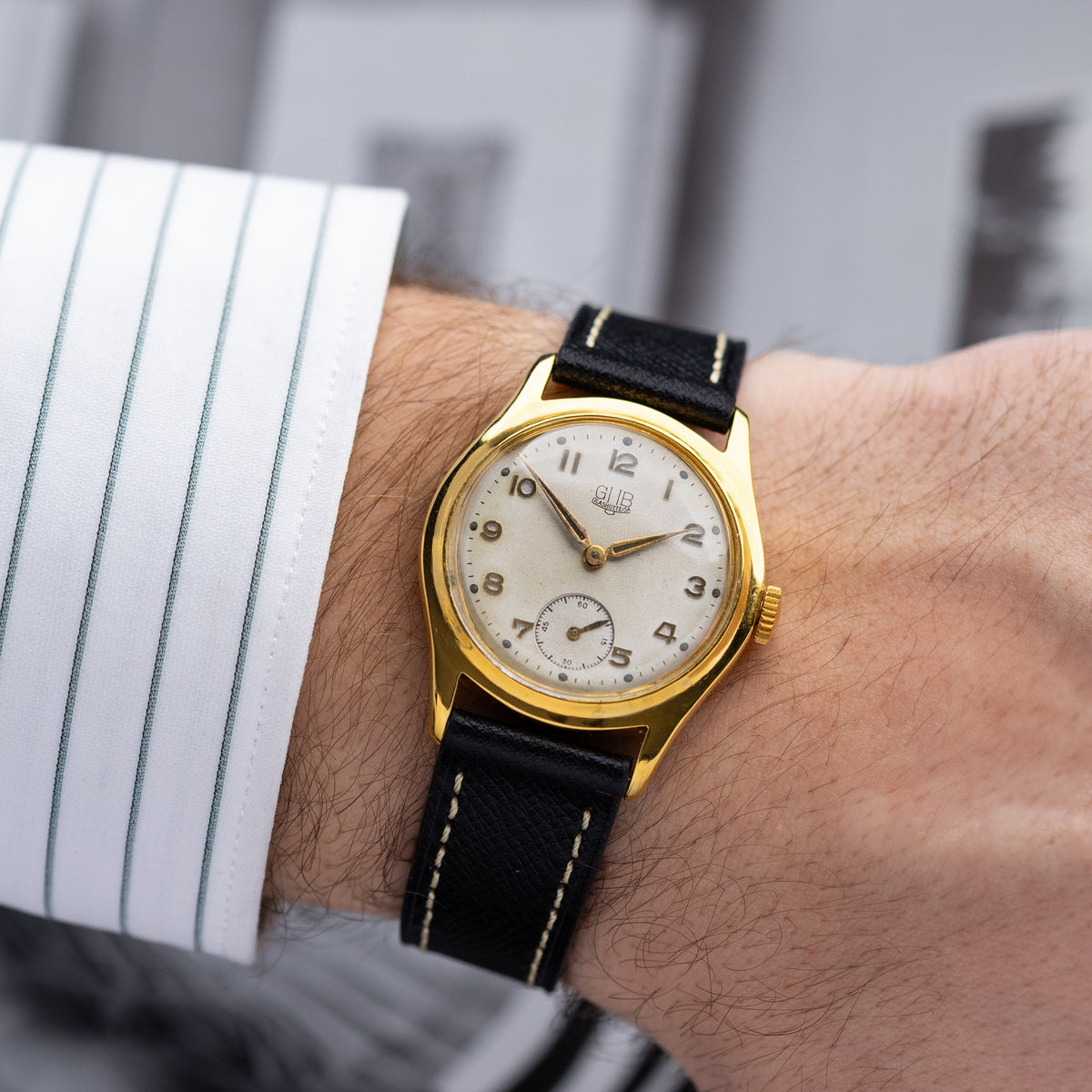 GUB Glashütte Vintage German Watch, Patina Dial, Cal. 60 from 1960's ...