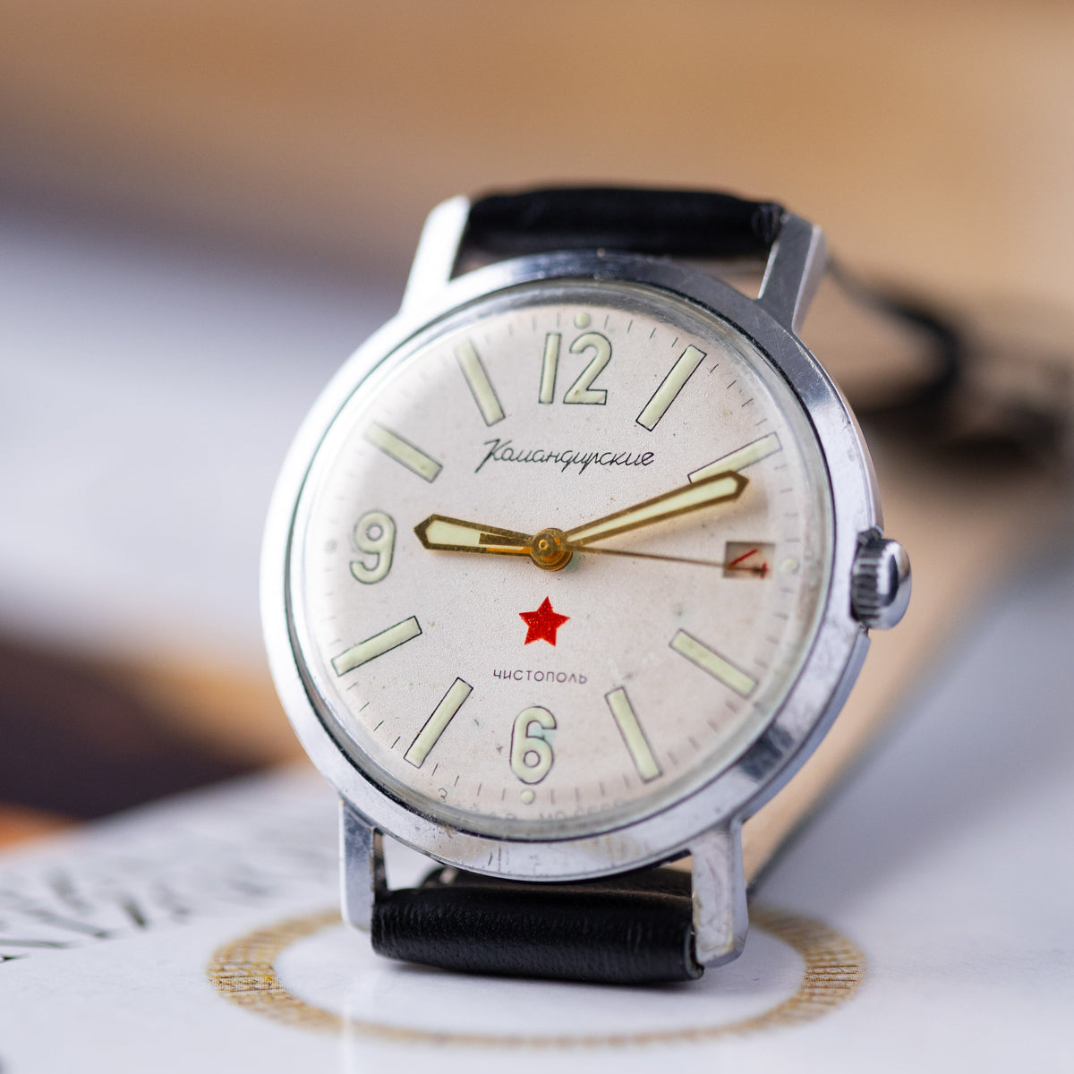Komandirskie Vintage Soviet Watch, Rare Early Model, Cal. 2234 Made in ...