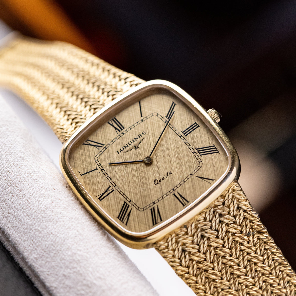 Longines Tank, Vintage Swiss Watch, Brushed Dial, Art Deco Style from ...