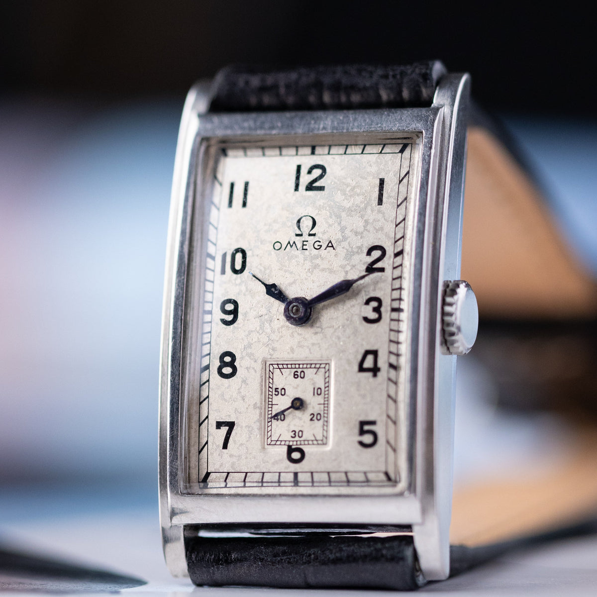 Omega Tank Vintage Swiss Watch, Art Deco Style, Cal. T17 from 1930's ...