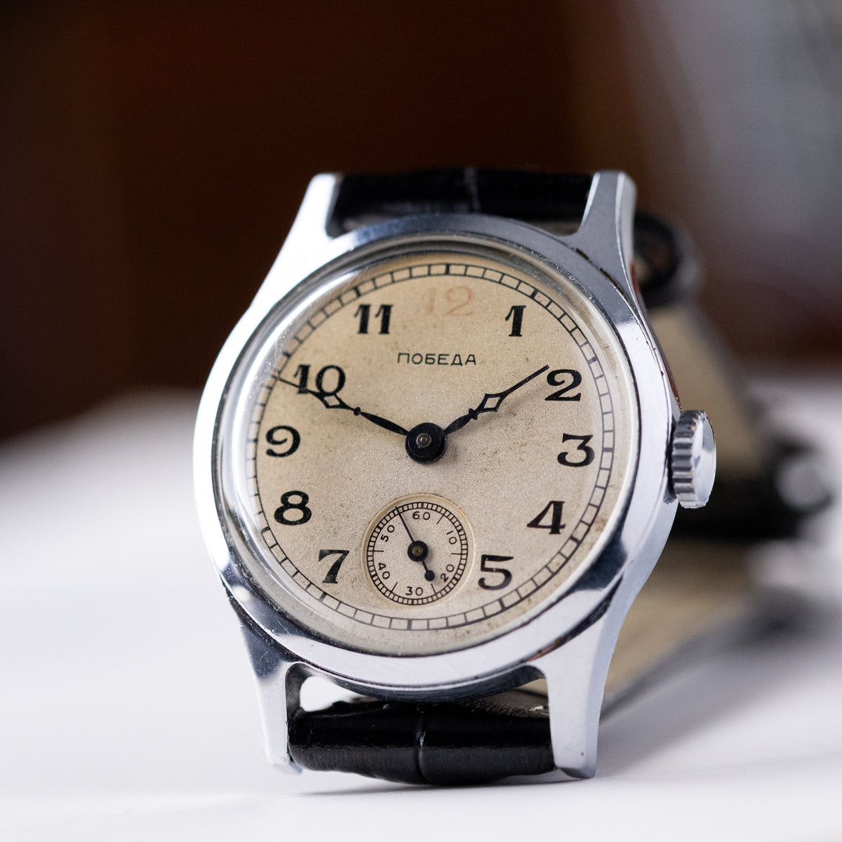 Pobeda Rare Red 12, Stalin's Soviet Vintage watch from 1950's, Cal 260 ...