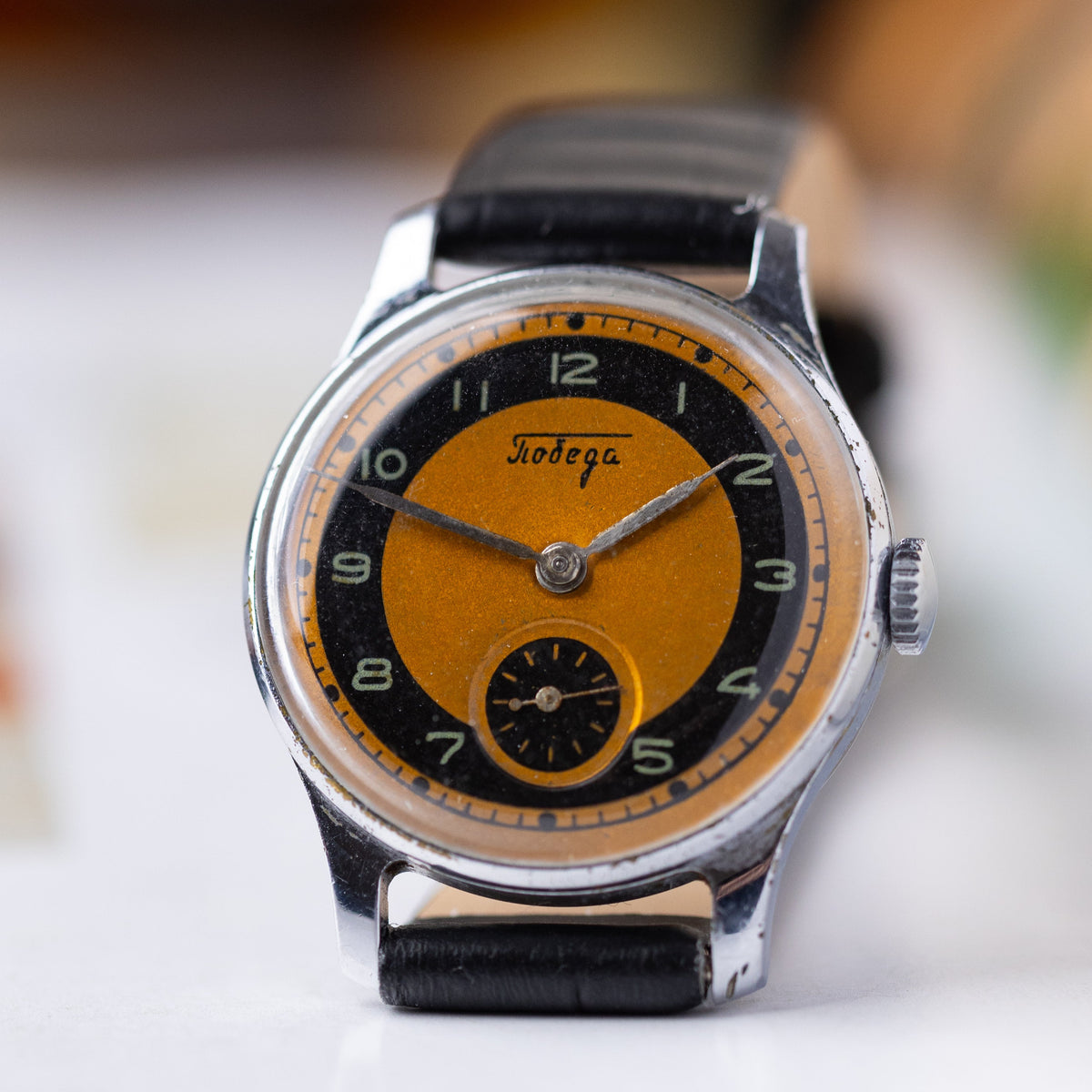 Pobeda Two-tone Dial, Vintage Soviet Watch – DuMarko