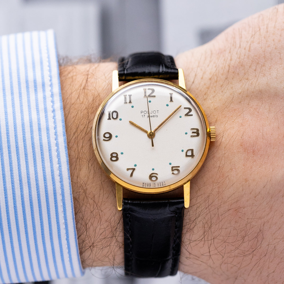 Poljot Vintage Soviet watch Cal. 2602, Gold-plated from 1960's – DuMarko