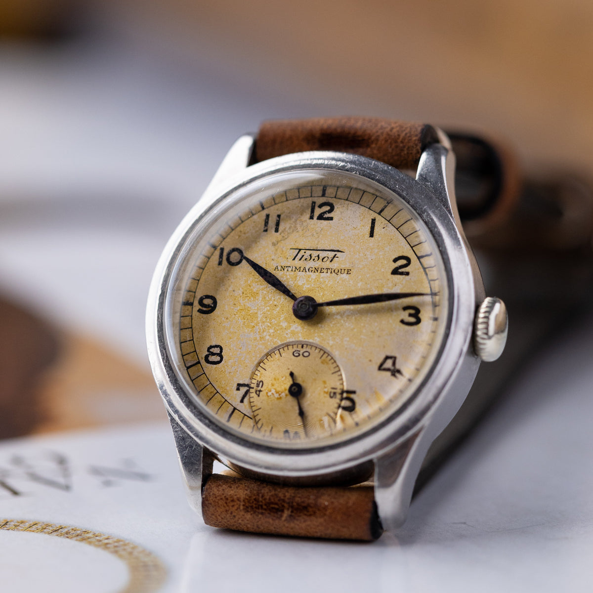 Tissot Vintage Swiss Watch, Early Waterproof model, Cal. 27 from 1941 ...
