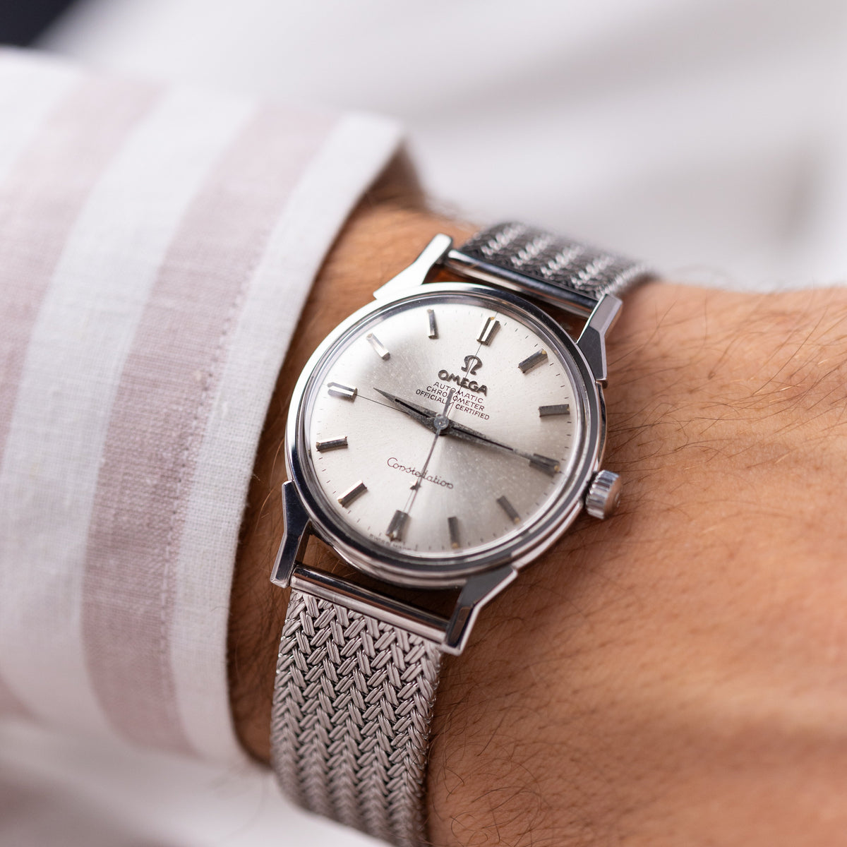 Vintage Omega Constellation Automatic, Swiss watch, Cal. 551, Stardust ...