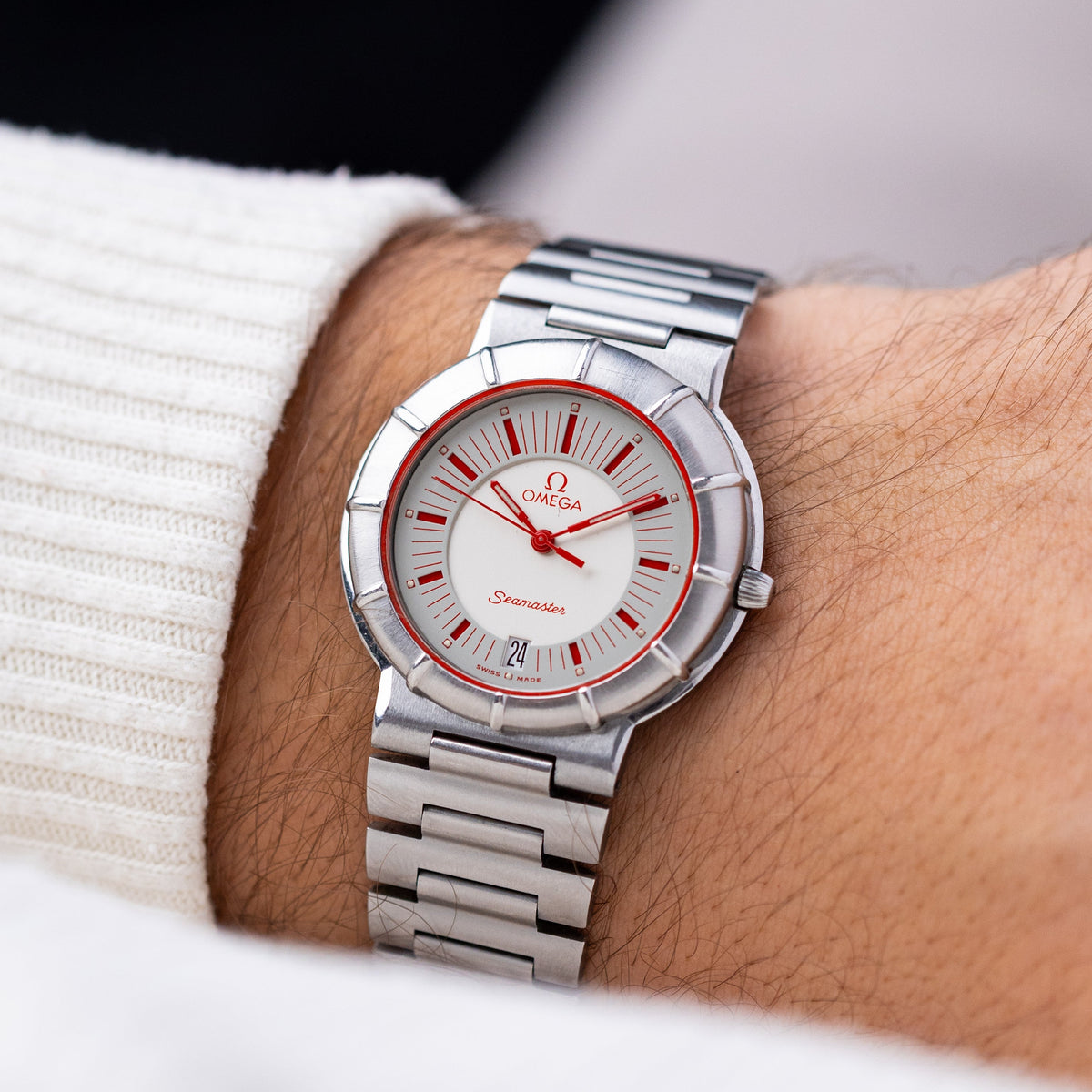 Vintage Omega Dynamic II 'Spider', Two-tone dial, Quartz Cal. 1430 fro ...