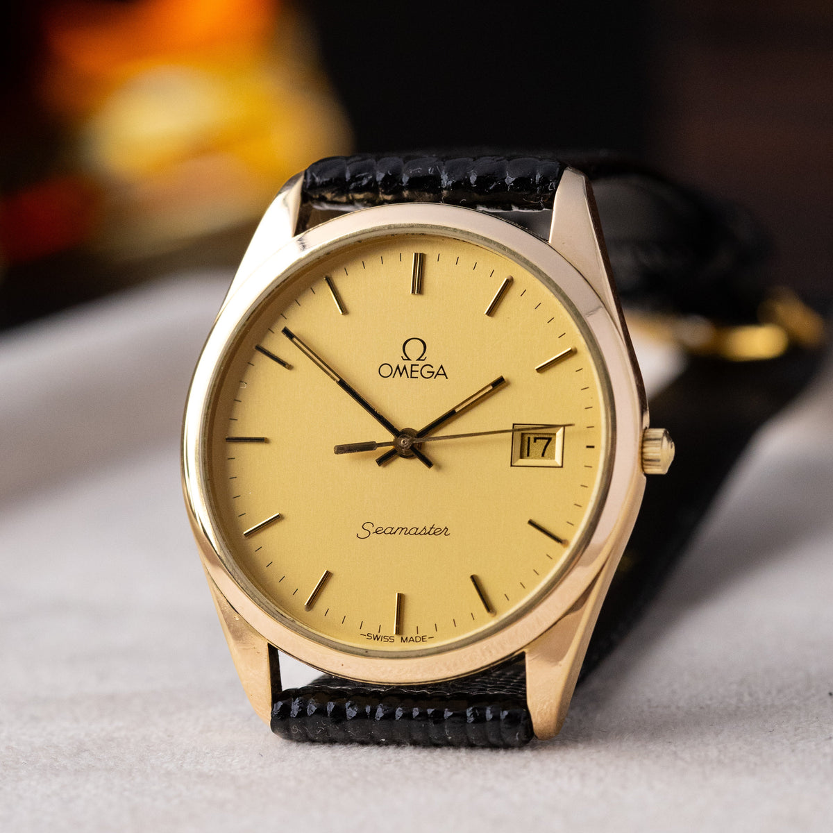 Vintage Omega Seamaster Quartz Date, Ref. 196.0313, Cal. 1430 from 198 ...