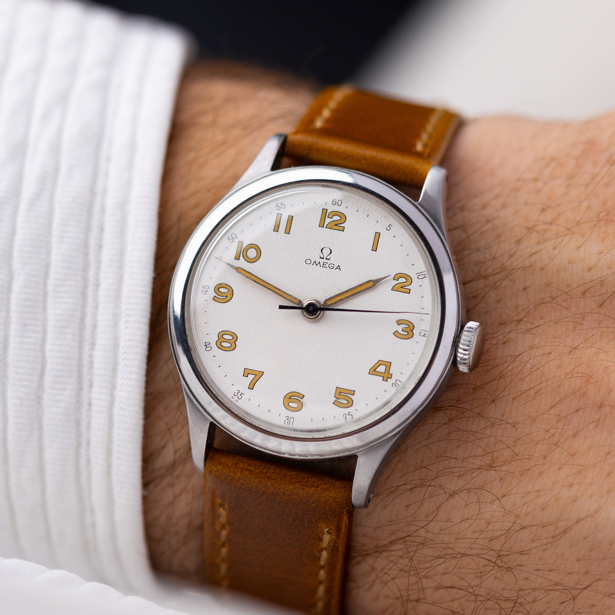 Vintage Omega Swiss Military Watch, Ref. 2179/5, Cal. 30T2 from 1944 ...