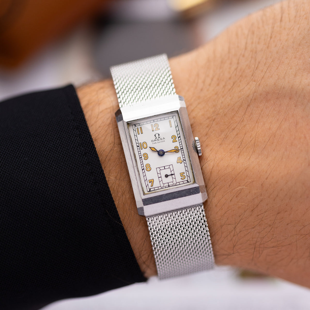 Vintage Omega Tank, Cal. T17, Art Deco Style – DuMarko