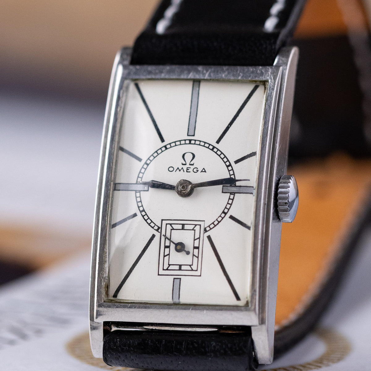 Vintage Omega Tank Square Watch from 1940's – DuMarko