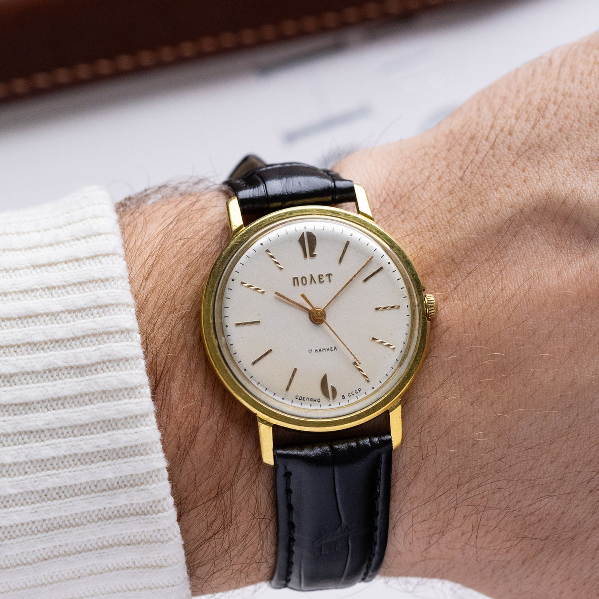 Vintage Poljot, Rare Soviet Watch, Rare Screw-like Applied Indices fro ...