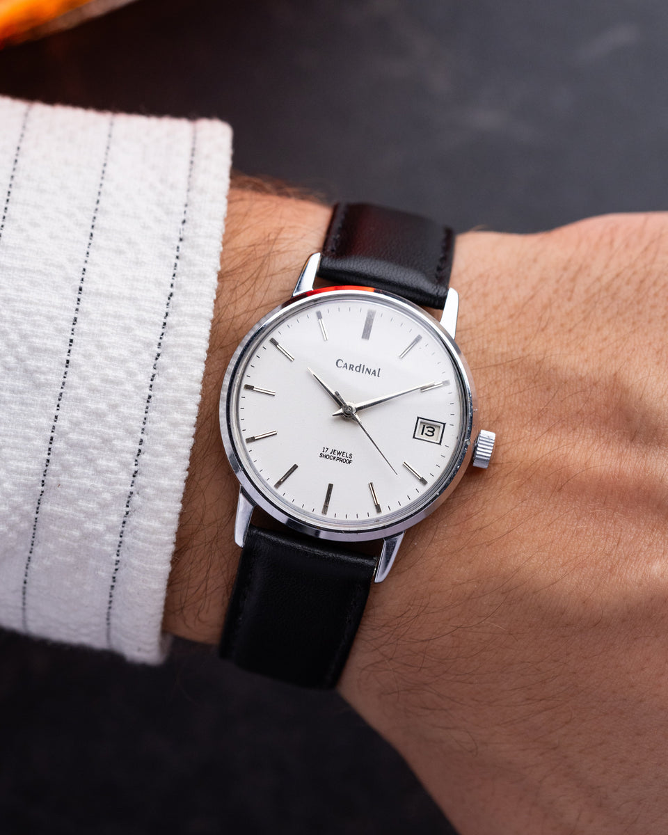 Vintage Soviet Mechanical Cardinal Watch, 17 Jewels, Shockproof ...