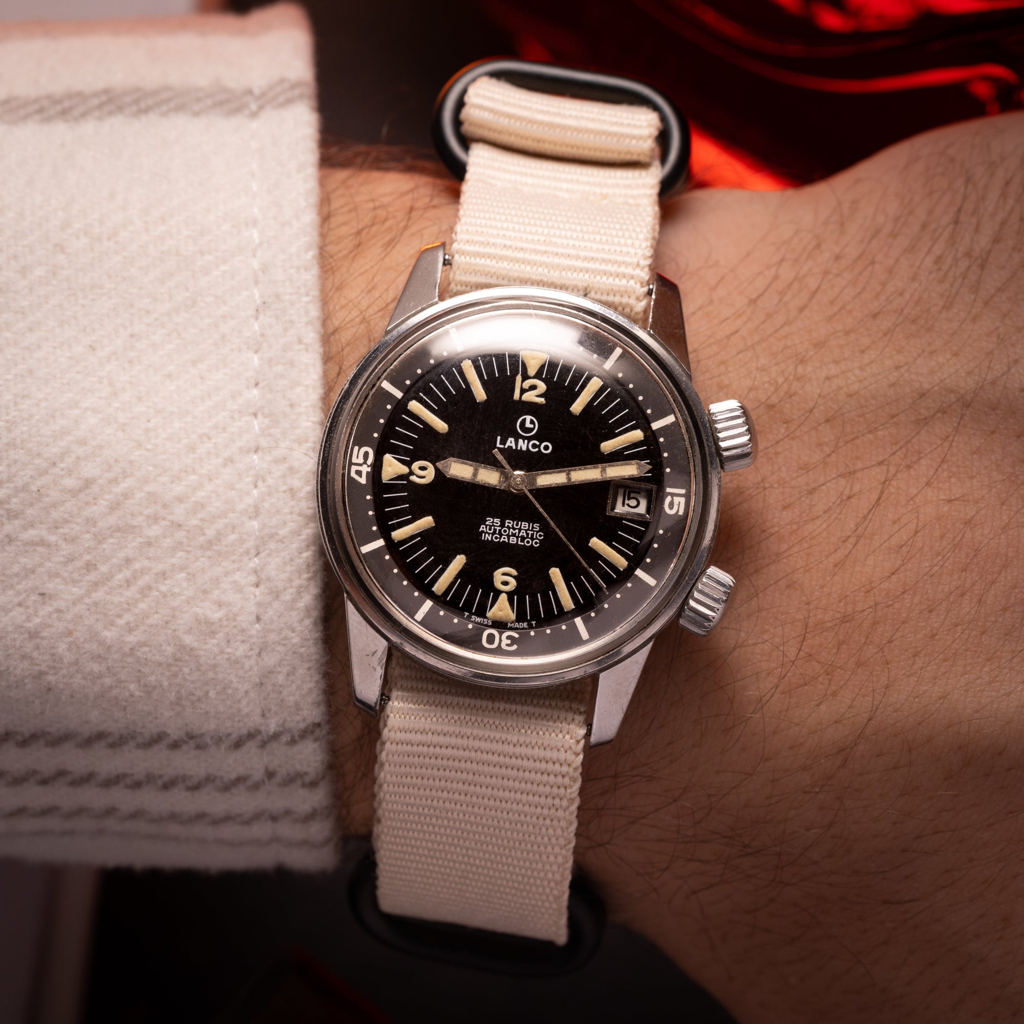 Rare Diver Watch Lanco Super Compressor - Military Watch – DuMarko