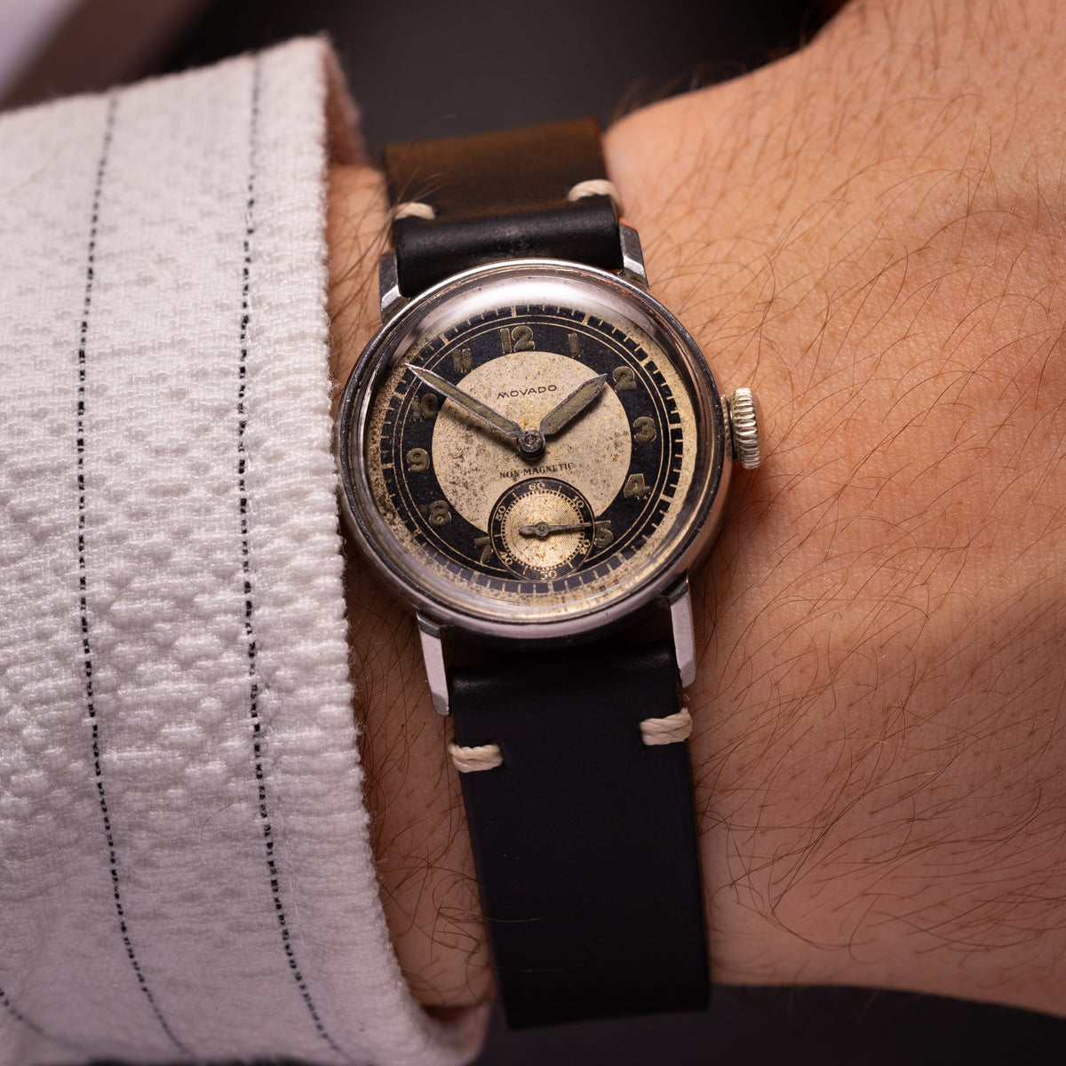 Rare Movado Watch in Borgel 28 mm case, Military Antique Rare Watch ...