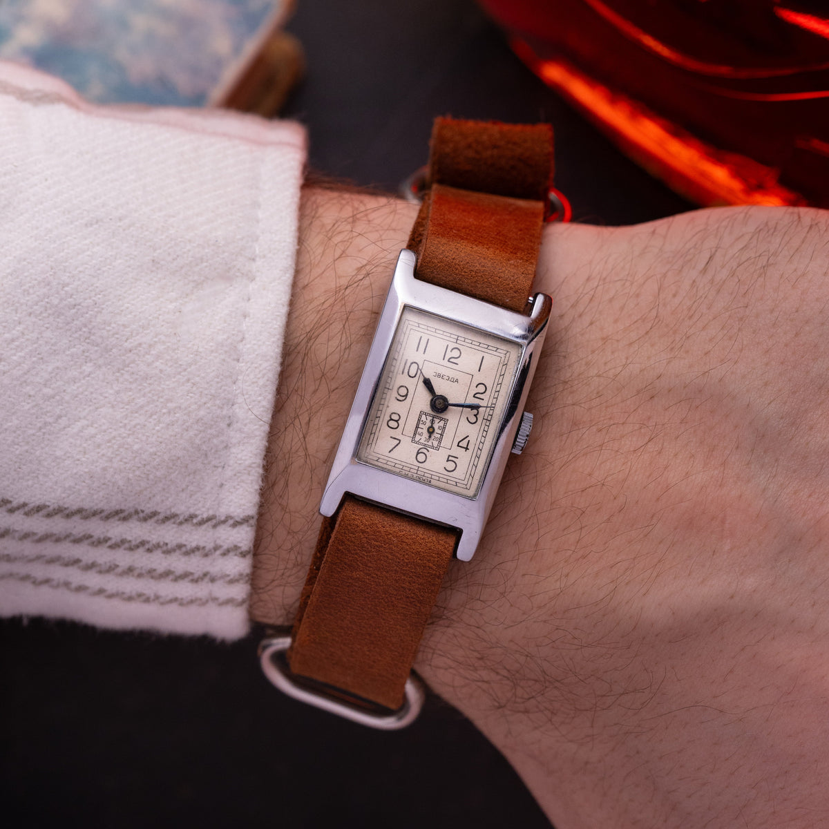 Vintage Art Deco Tank Zvezda watch, Antique Watches – DuMarko