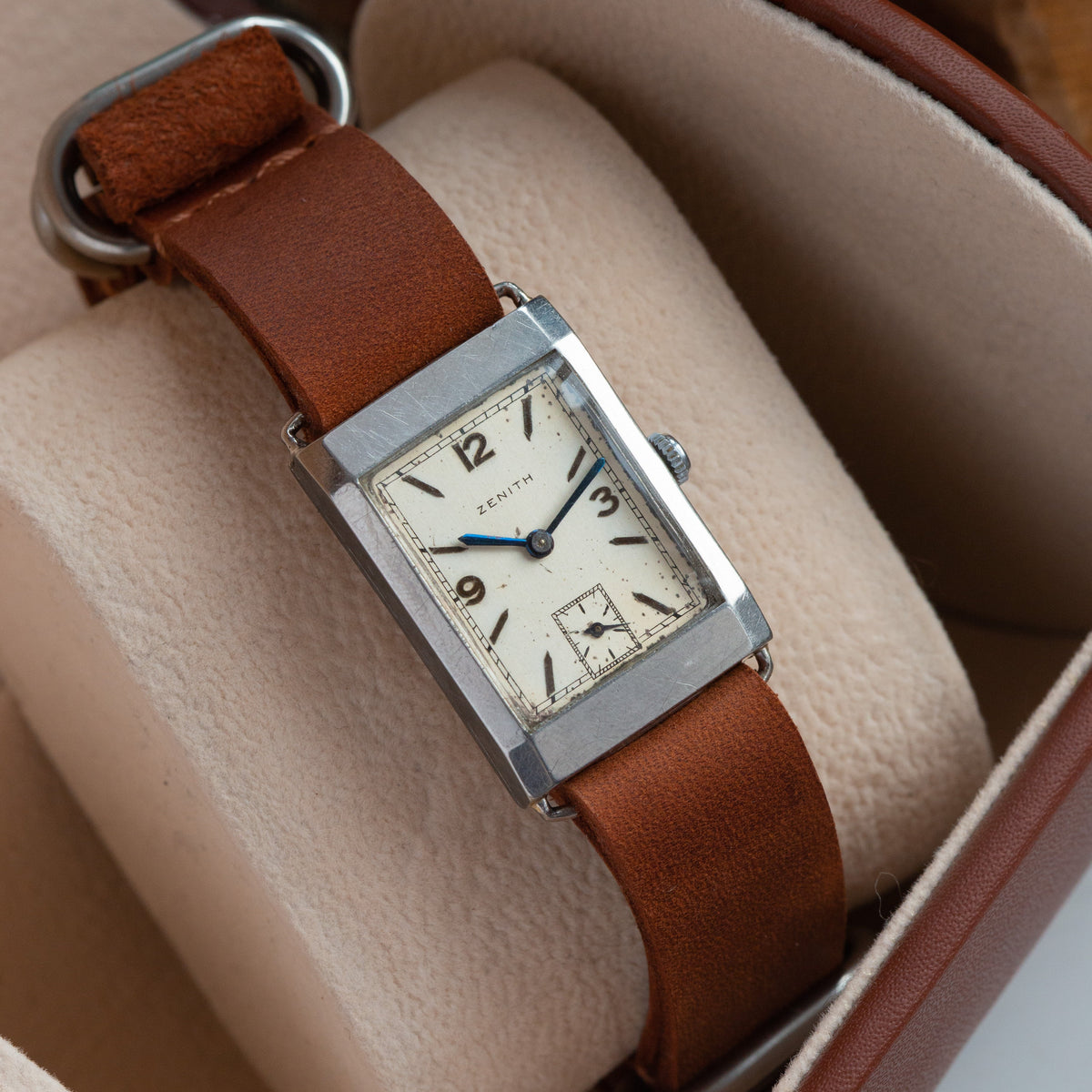 Vintage "Zenith Tank" Watch from 1930's, Swiss Made Military Watch ...