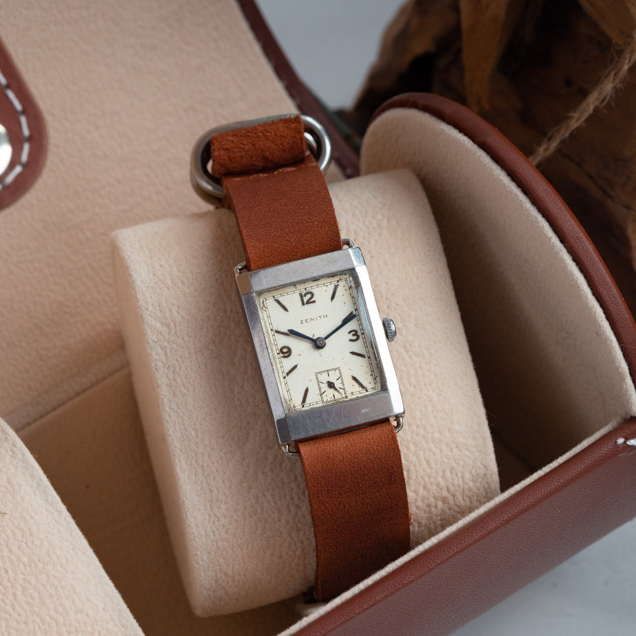 Vintage "Zenith Tank" Watch from 1930's, Swiss Made Military Watch ...
